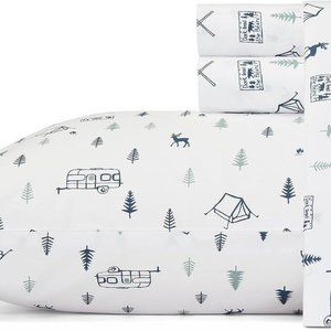 Eddie Bauer | Bedding | Eddie Bauer Camping Nature Cotton Percale Sheet ...